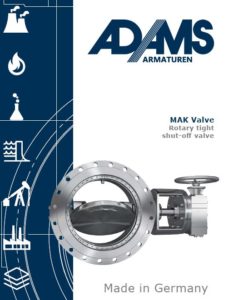 Block and control valve MAK - ADAMS USA